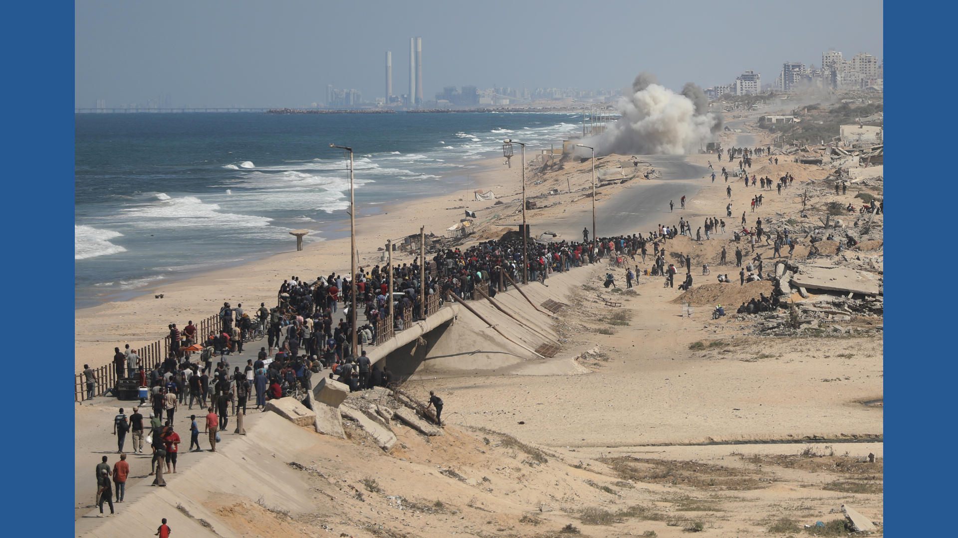 The Latest: Tens of thousands of Palestinians in Gaza return north as ...