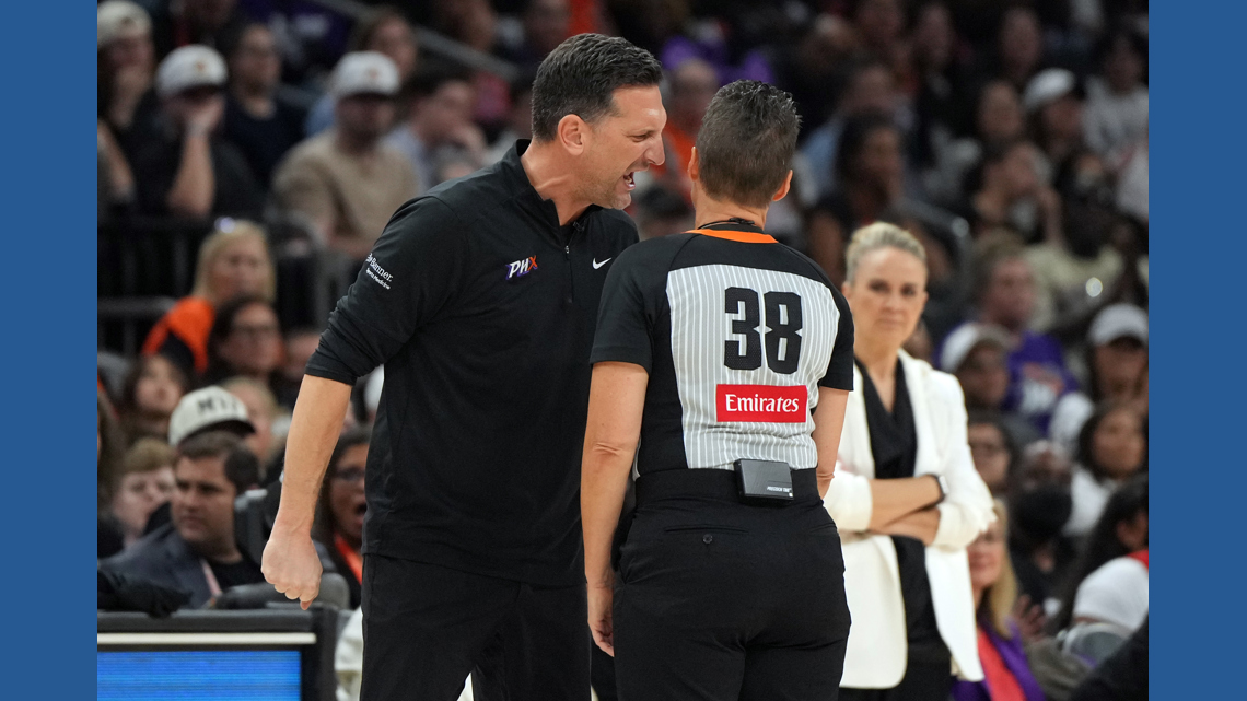 Phoenix Mercury coach Nate Tibbetts ejected from WNBA Finals Game 4 ...