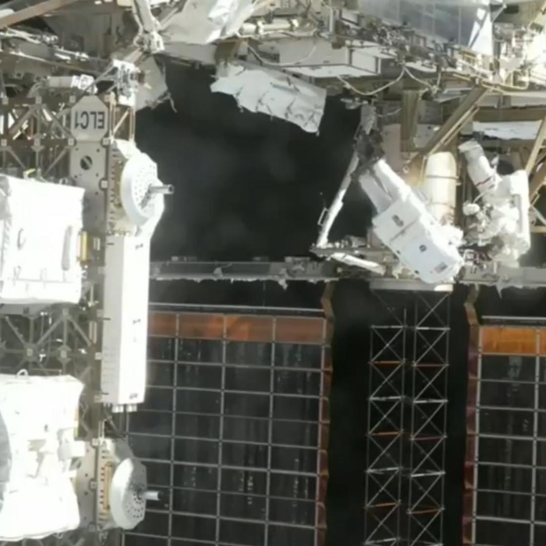 NASA astronauts conduct spacewalk to upgrade ISS solar panels | 12news.com