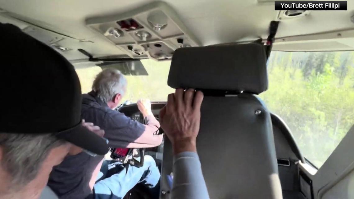 VIDEO: Passenger's dramatic footage shows small plane crashing down in ...