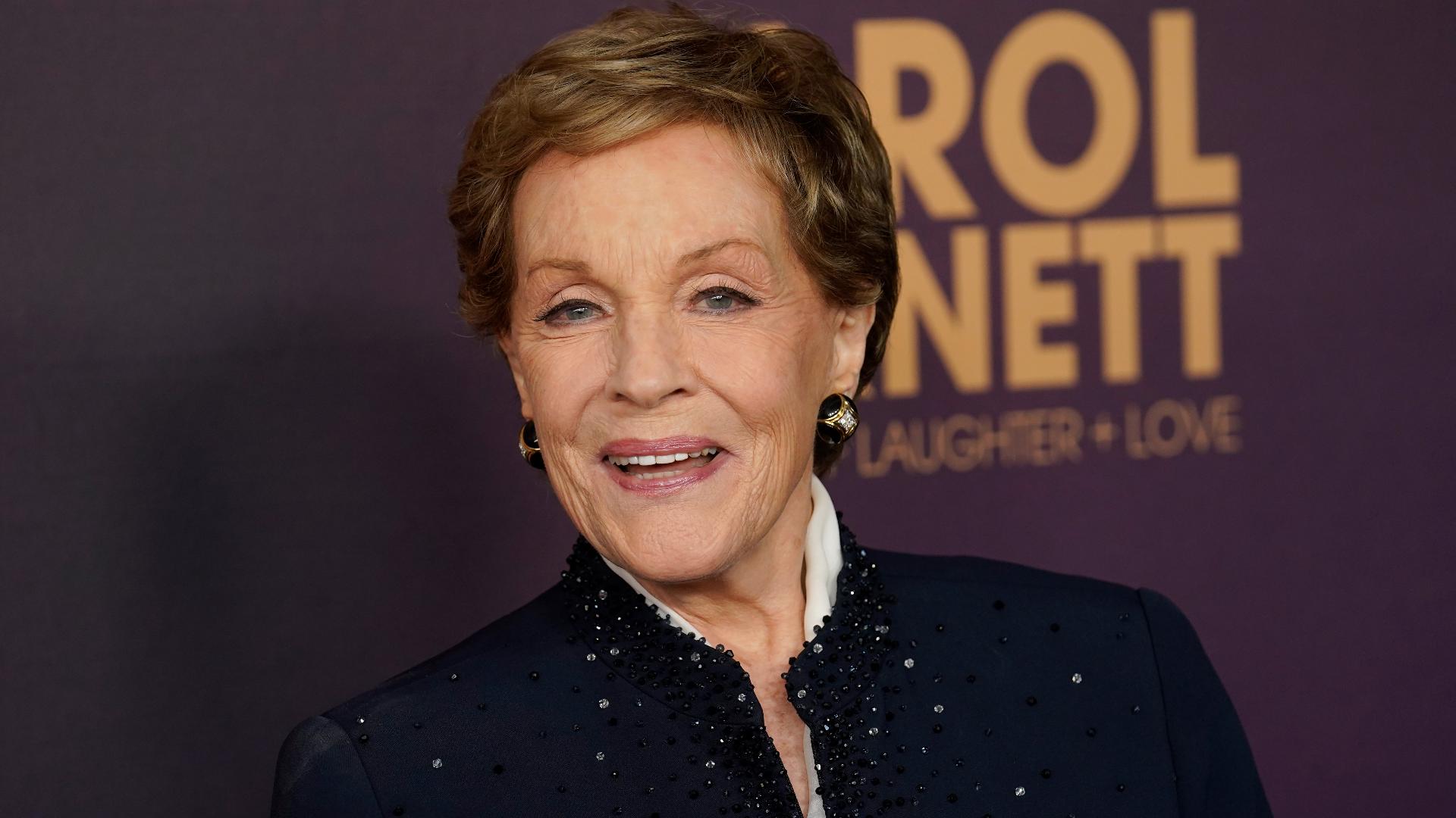 Julie Andrews makes rare on-screen appearance to support people with ...