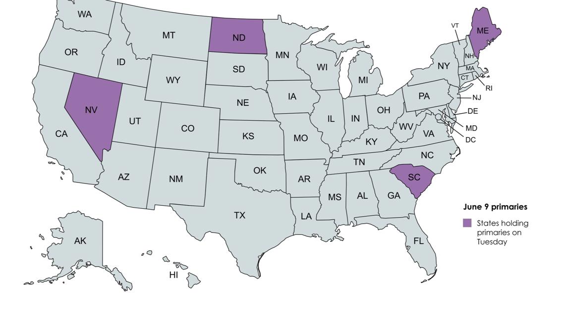 Key races to watch in the June 9 primaries: Live results map for ...