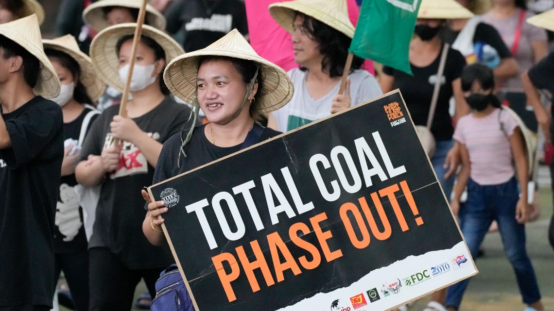 Climate protests call for an end to fossils fuels | 12news.com