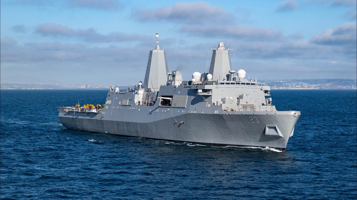US Marine goes missing from USS Anchorage during training off southern ...