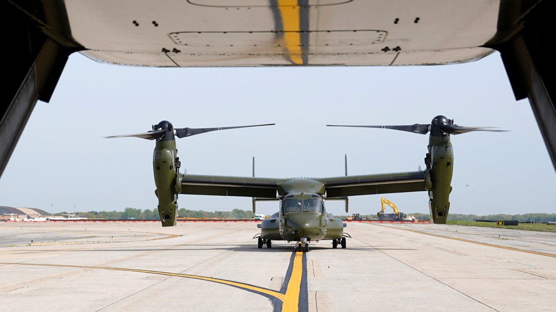 A history of the Osprey aircraft, now grounded after deadly crash | 12news.com