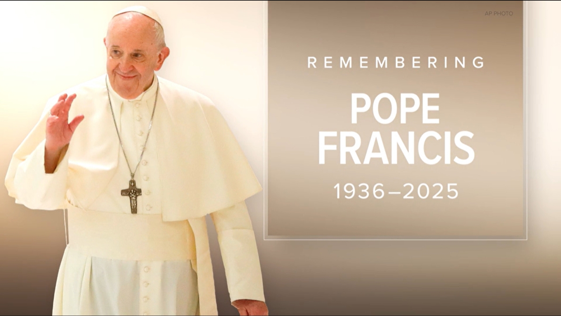 How long was Pope Francis the pope? | 12news.com