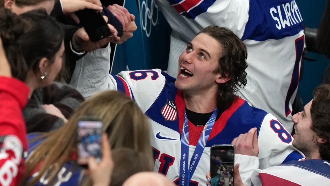'I looked on the ice and saw my teeth': Jack Hughes takes high-stick ...