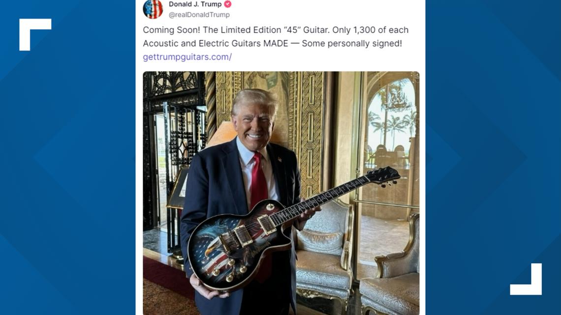 Trump Guitars facing cease and desist order from Gibson | 12news.com