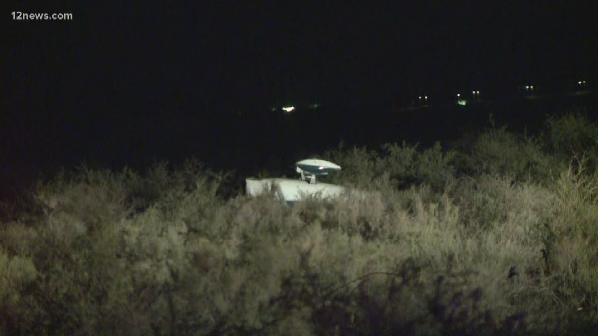 Pilot dead after small plane hits power line south of Phoenix Goodyear ...