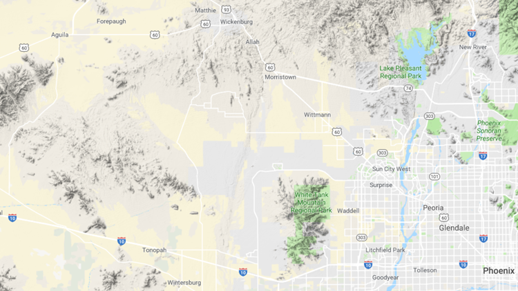 180-acre wildfire burning west of Wittmann | 12news.com
