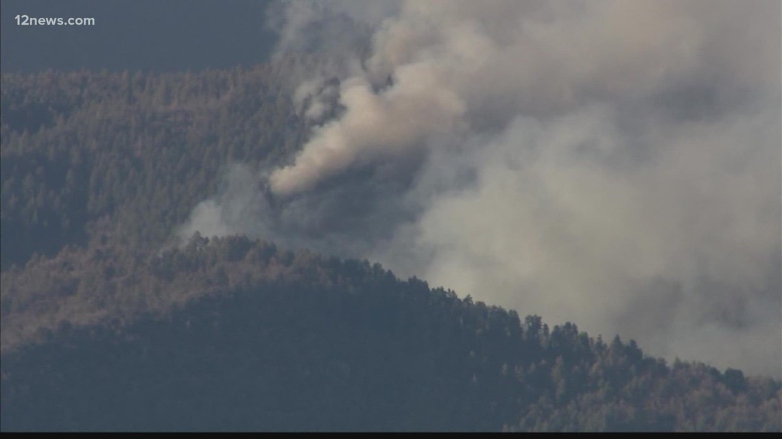 Crooks Fire burning south of Prescott | 12news.com