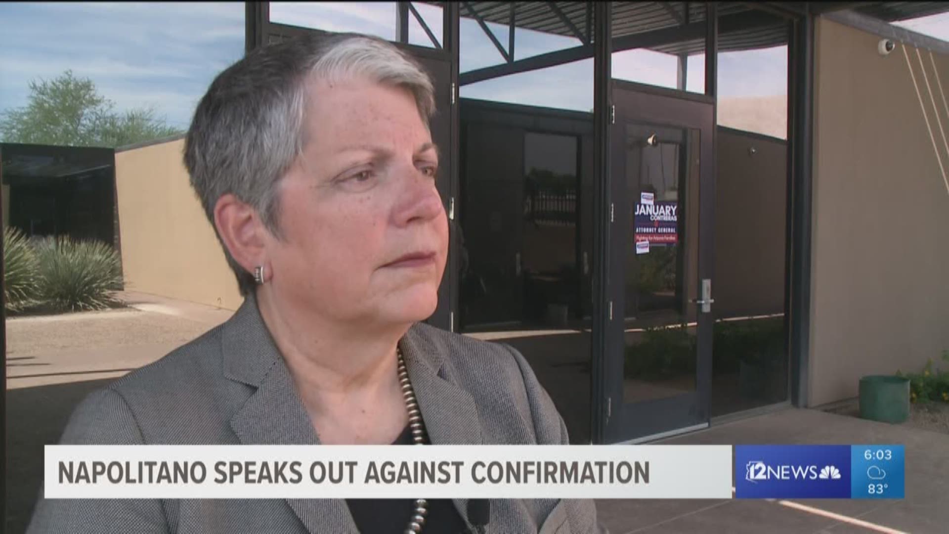 Former AZ Gov. and attorney general Janet Napolitano speaks out against ...