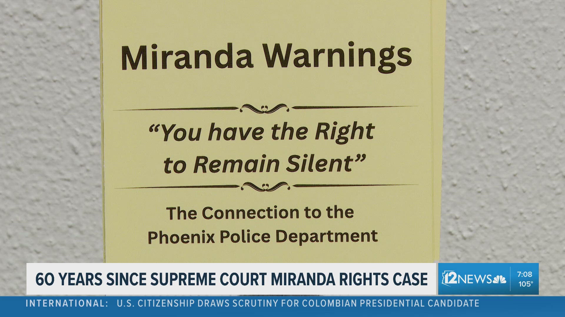 The Miranda warning turns 60: How an Arizona case changed policing ...