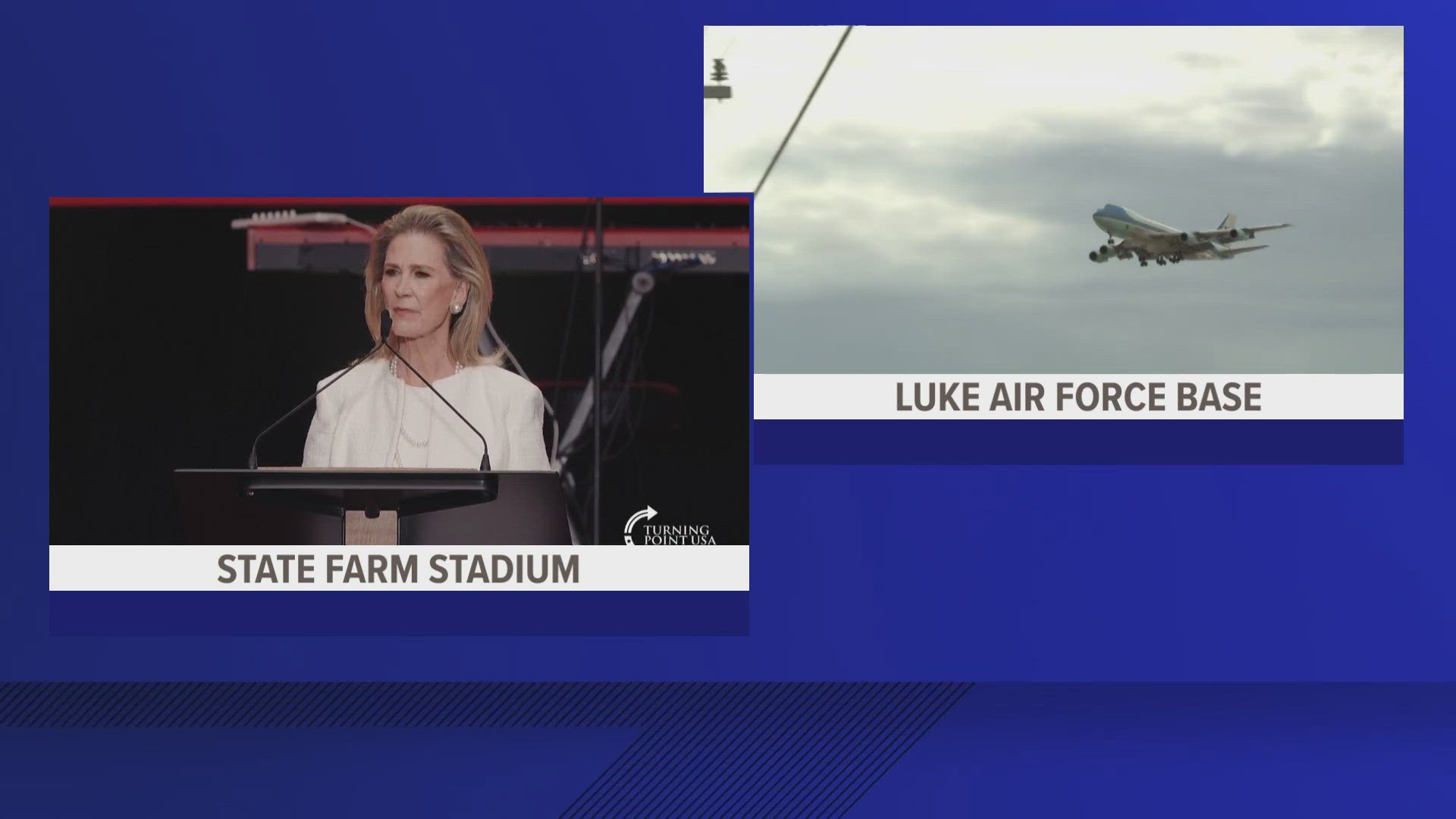 Rebecca Dunn speaks at Charlie Kirk Memorial | 12news.com