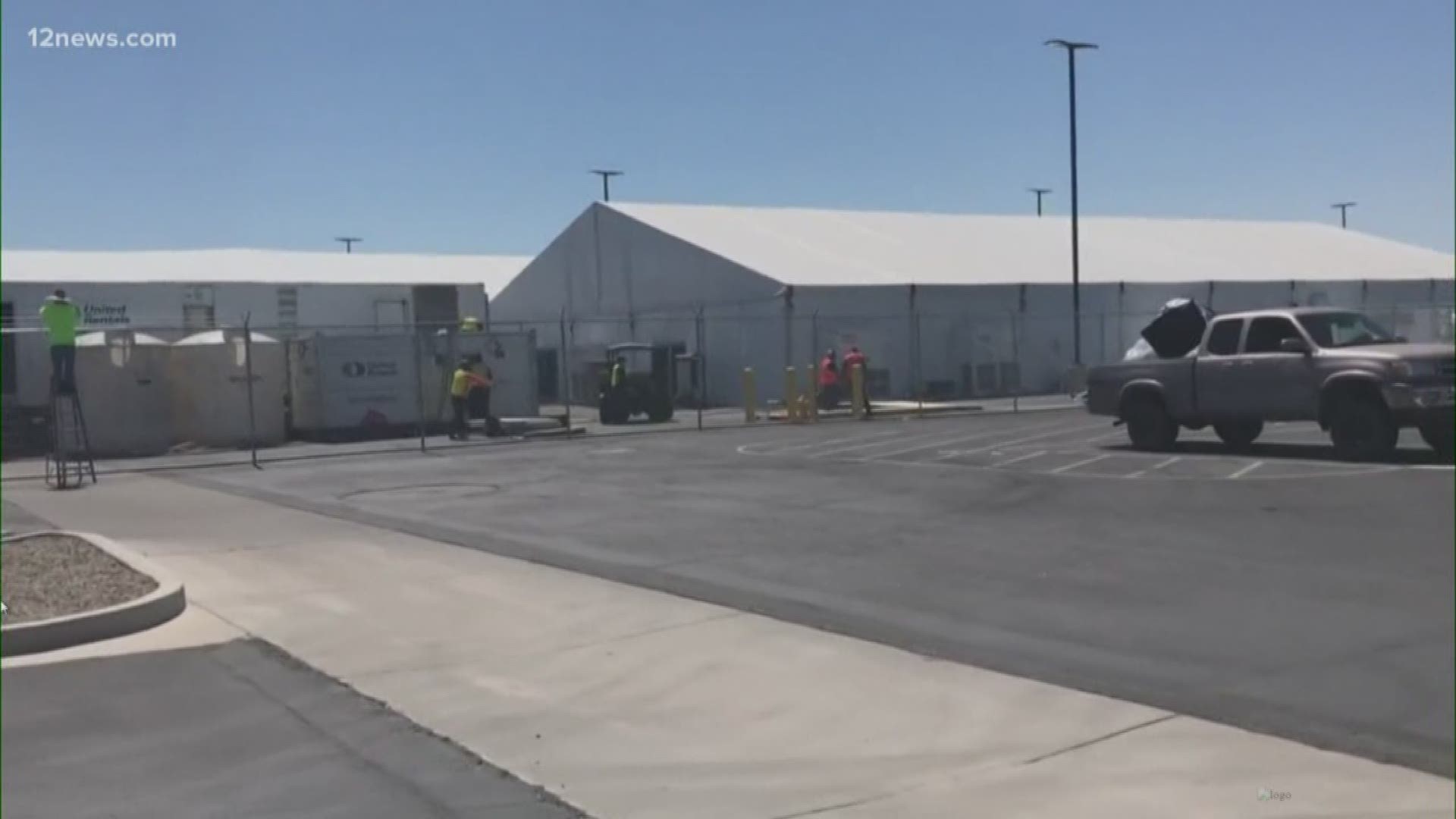 New CBP migrant shelter opens in Yuma | 12news.com