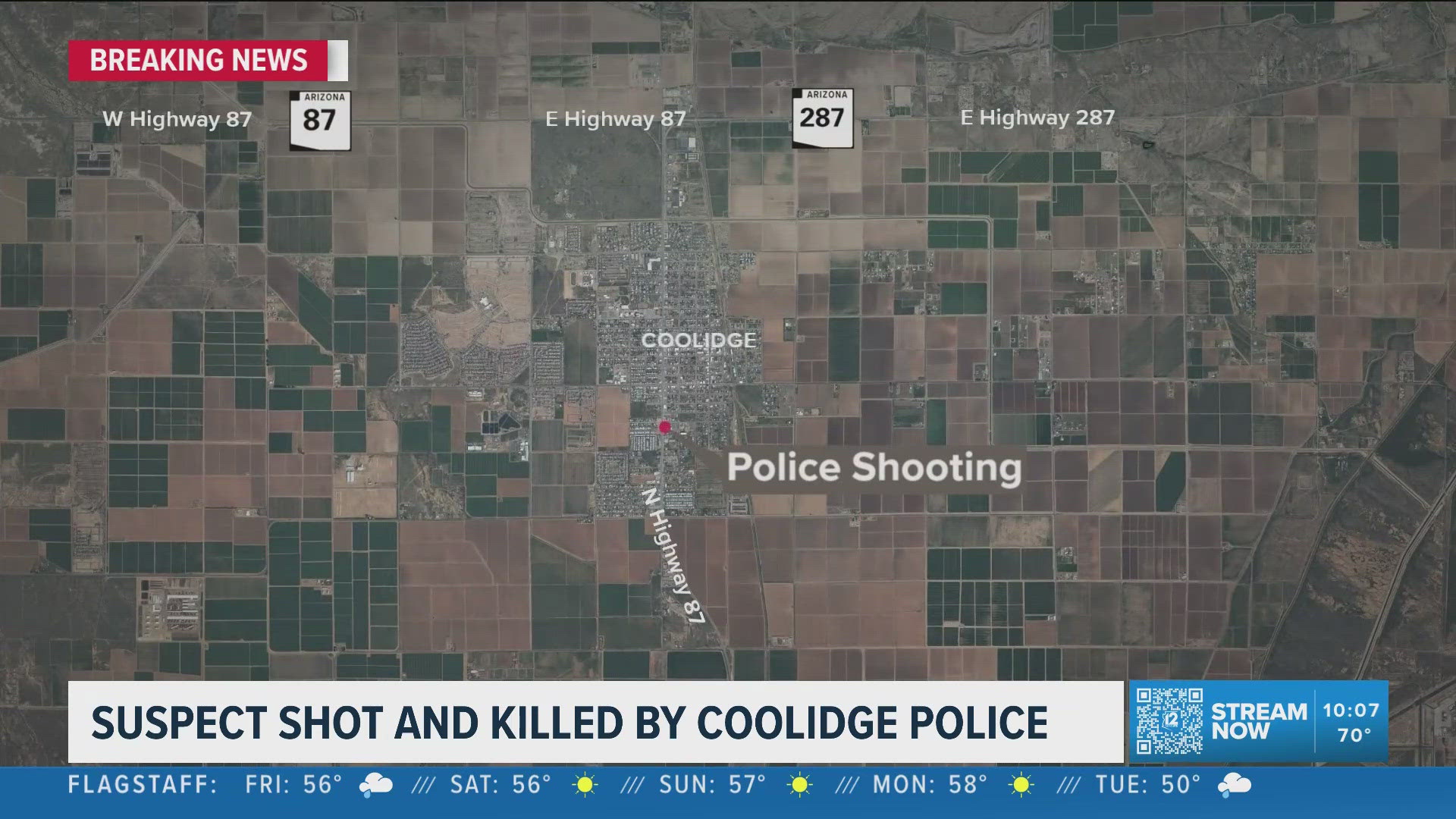 Suspect wielding machete shot, killed by officers, Coolidge PD says ...