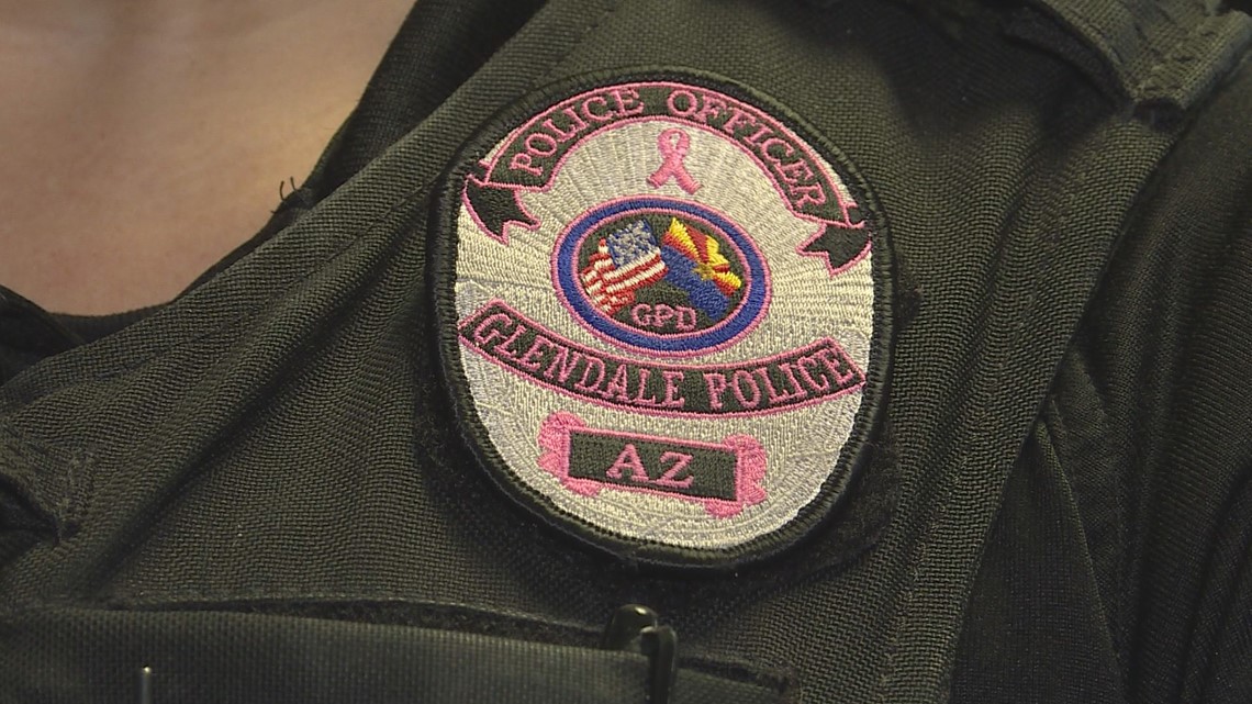 Glendale police officers to wear pink patch for breast cancer awareness ...