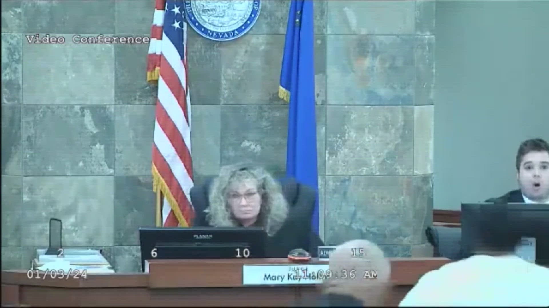 Courtroom video shows Nevada man attacking judge | 12news.com