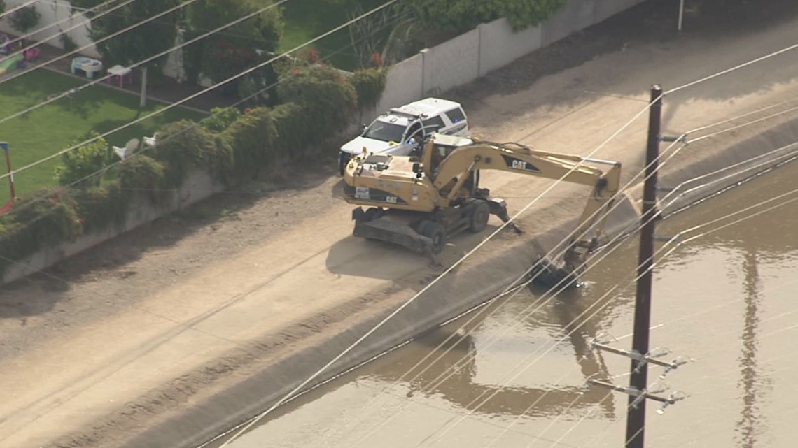 Man taken to hospital after falling into Phoenix canal | 12news.com