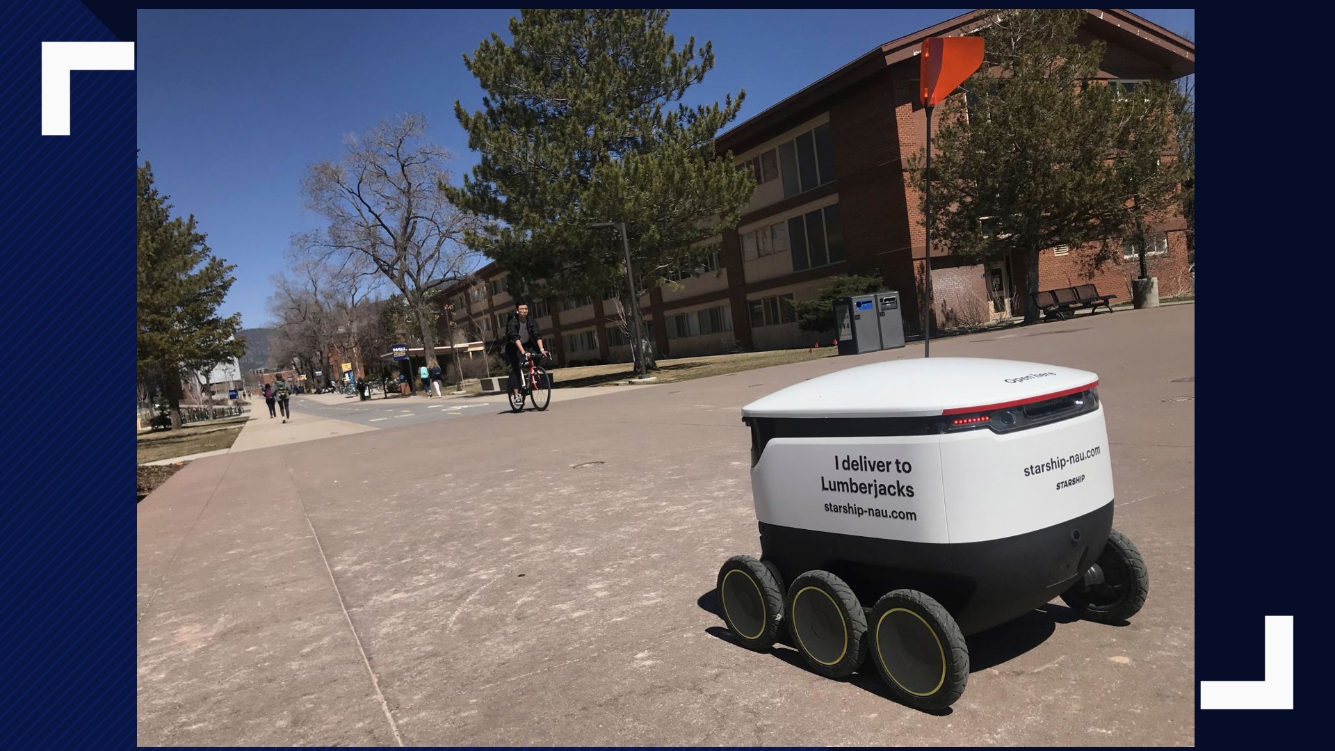 Northern Arizona University sees fleet of food delivery robots | 12news.com