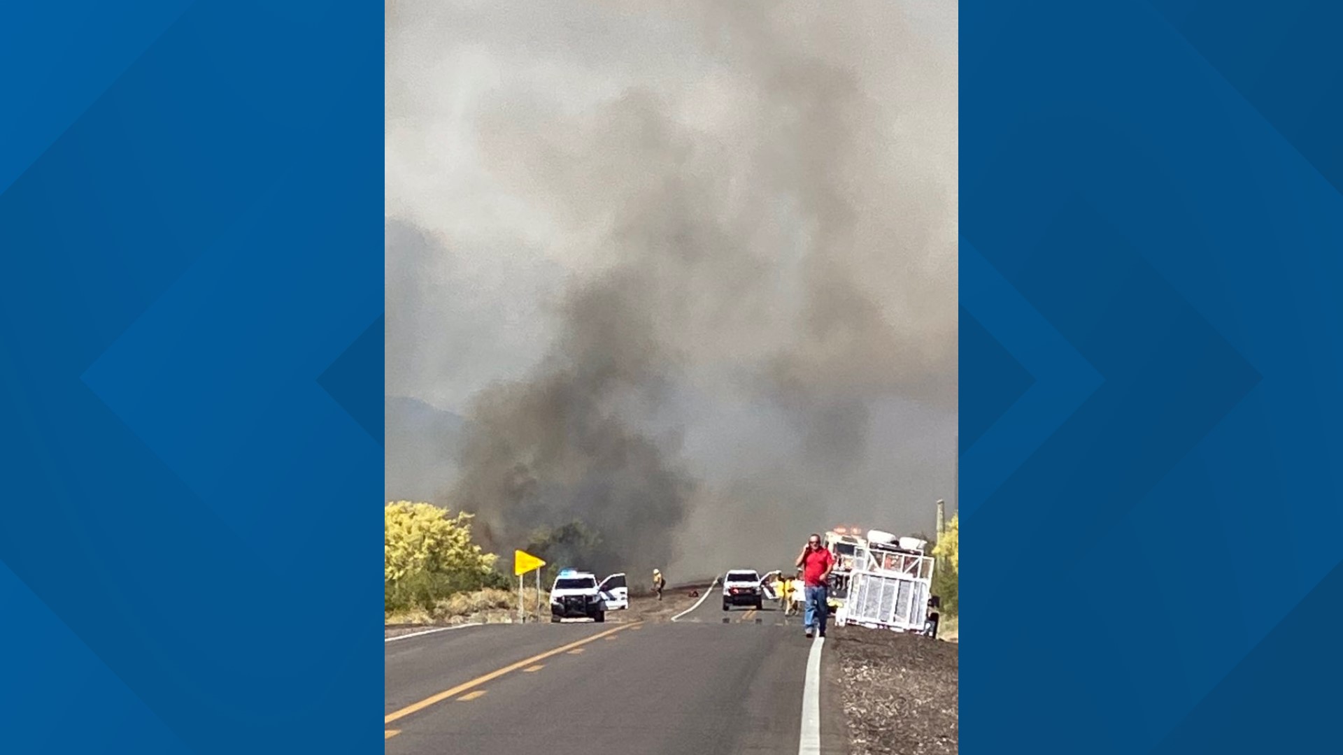 Brush fires cause evacuations, road closures in Apache Junction ...