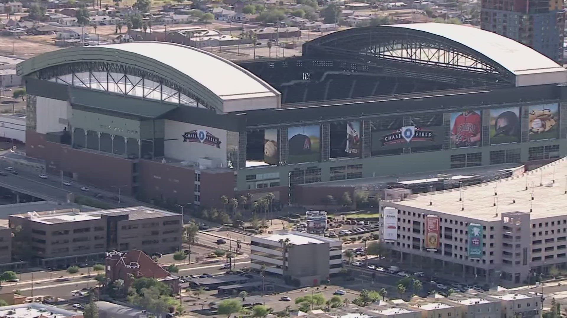 Chase Field roof status: Open. World Series Game 3 | 12news.com