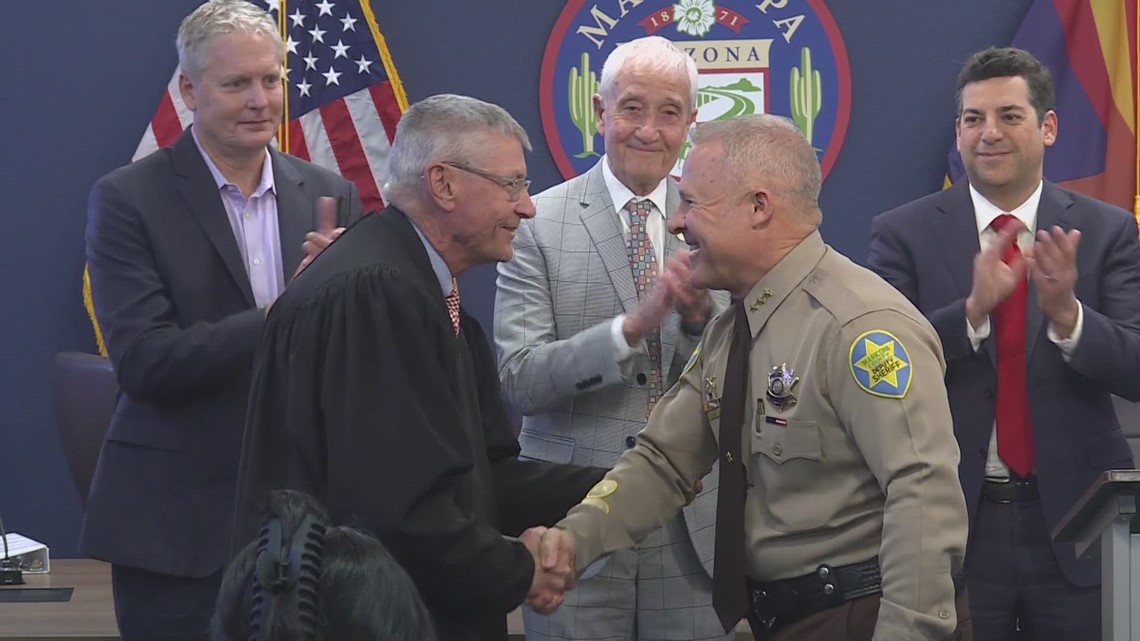 Maricopa County appoints new sheriff after Penzone resignation | 12news.com