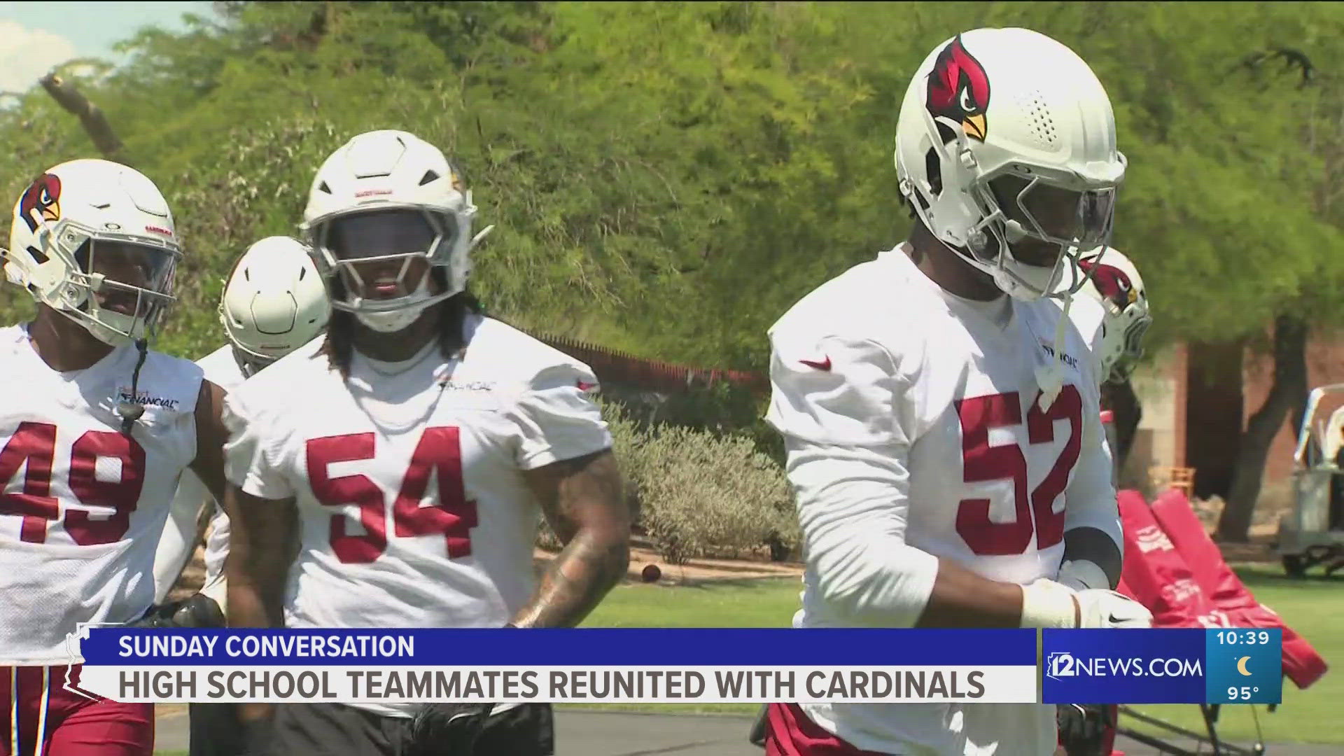 Burch and Thomas reunite with the Cardinals in NFL journey | 12news.com