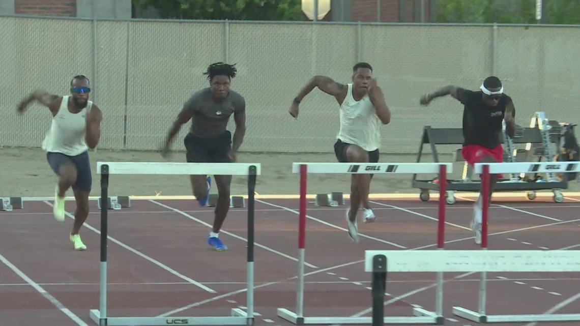 Phoenix track and field athletes preparing for Olympic trials | 12news.com