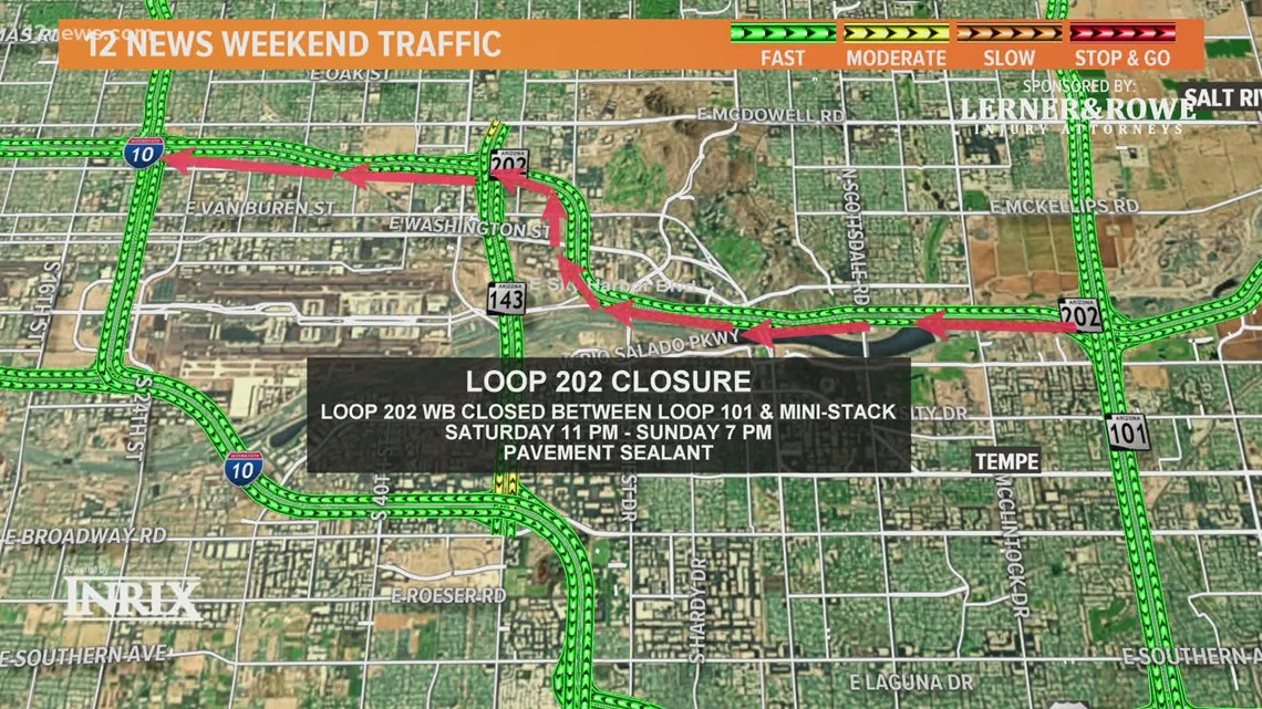 Weekend traffic report for Oct. 16 - Oct. 19 | 12news.com