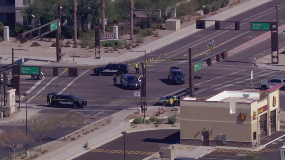 Injuries reported after motorcycle crash with Goodyear police car ...