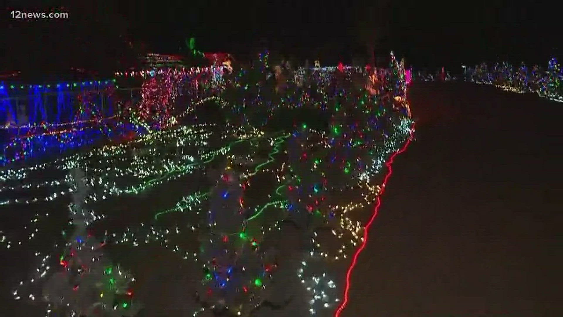 Laveen couple anticipating freeway construction to end holiday light ...