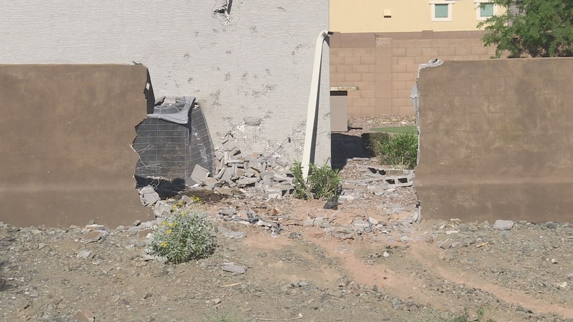 1 dead, 5 injured after car crashes into Peoria home | 12news.com