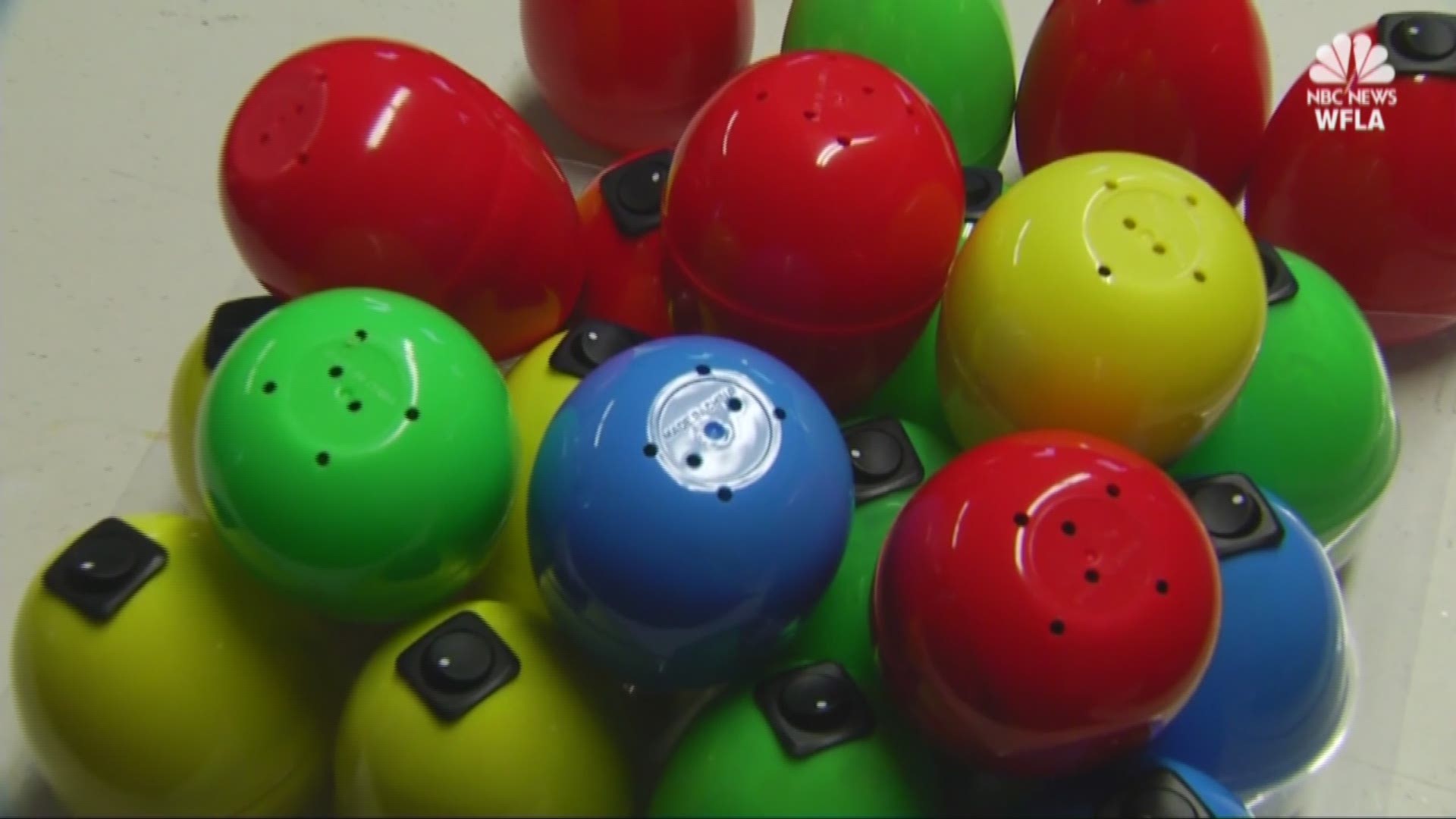 Bomb squad makes beeping Easter eggs for the visually impaired | 12news.com