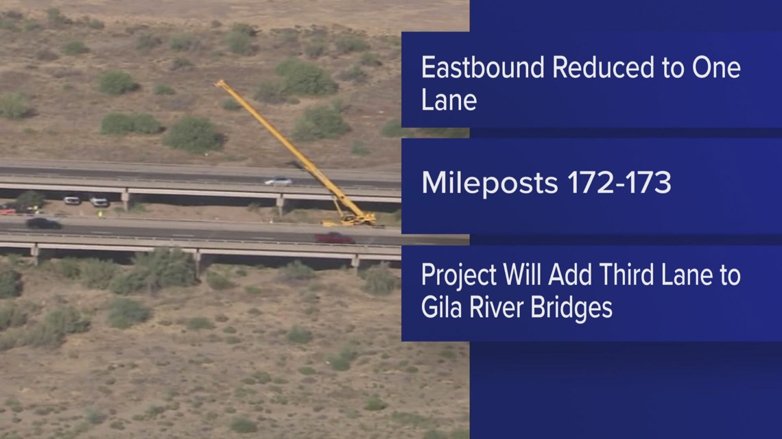 I-10 Gila River bridge construction begins | 12news.com