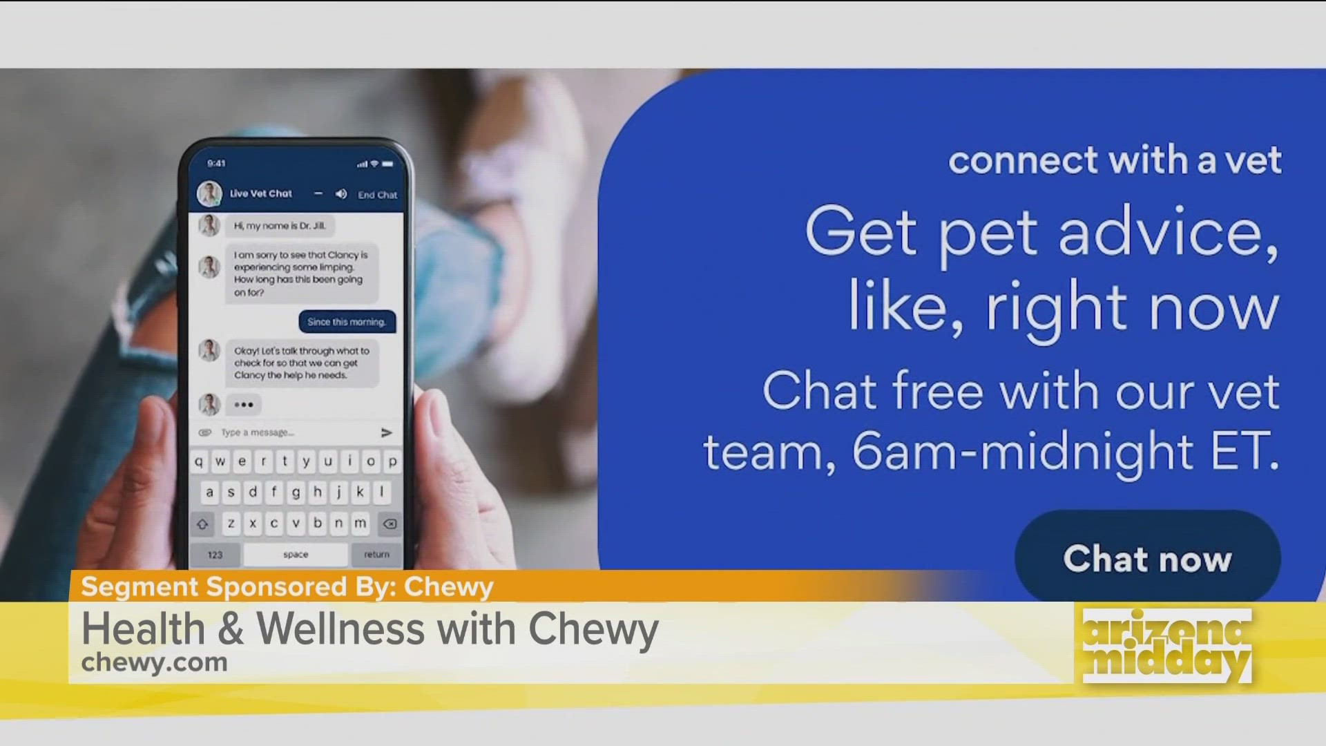 Sponsored: Pet health advice with Chewy | 12news.com