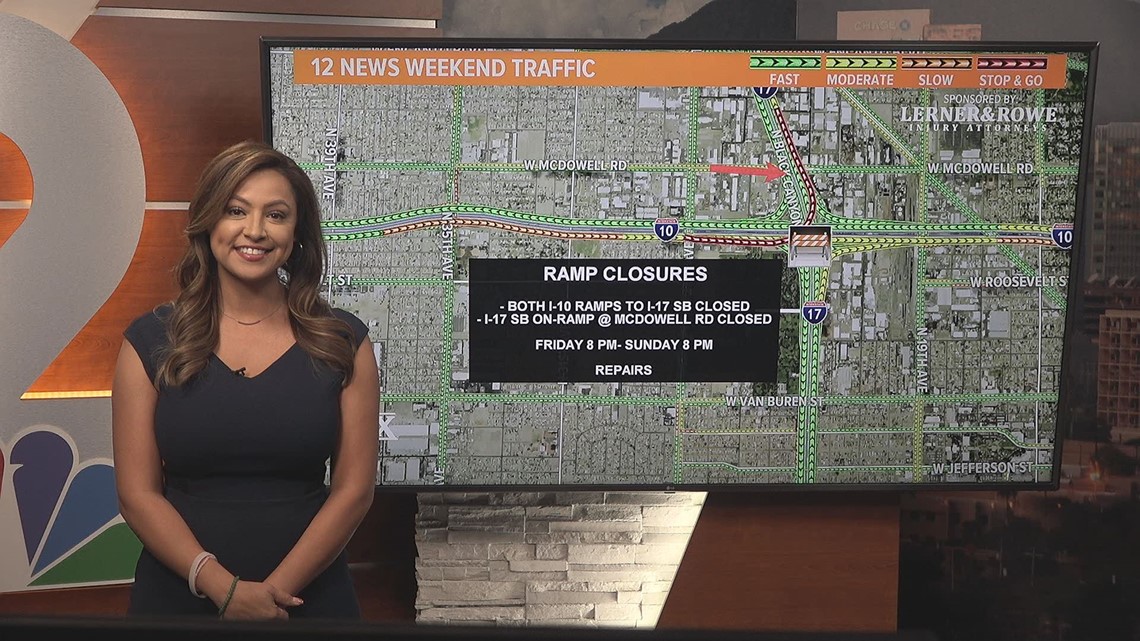 Weekend traffic report for Nov. 13 - Nov. 16 | 12news.com