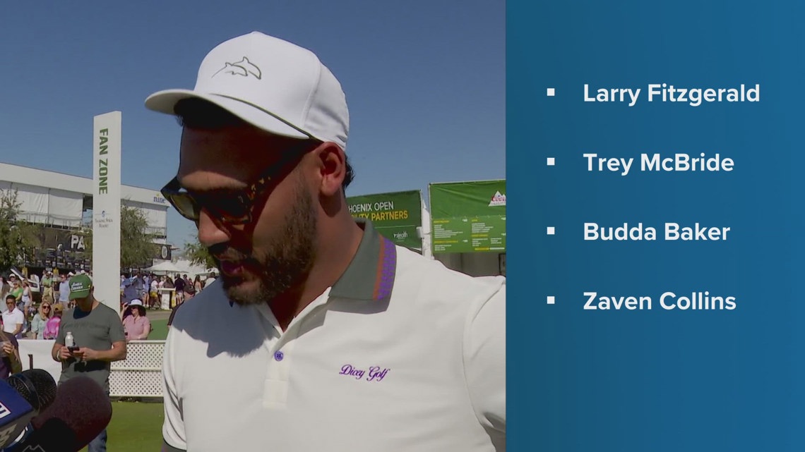 Larry Fitzgerald, Travis Kelce draw big crowds at WM Phoenix Open Pro ...