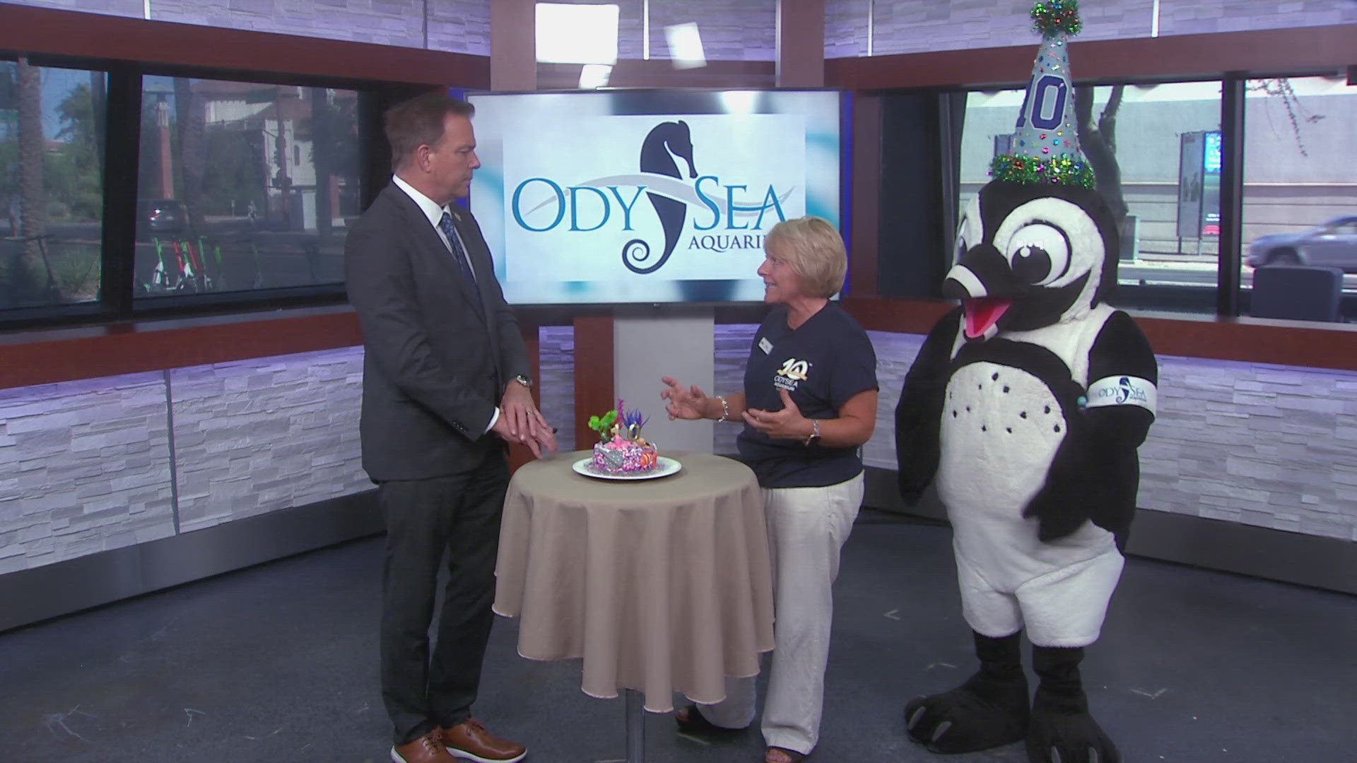 Odysea Aquarium holds summer-long 10th birthday bash | 12news.com