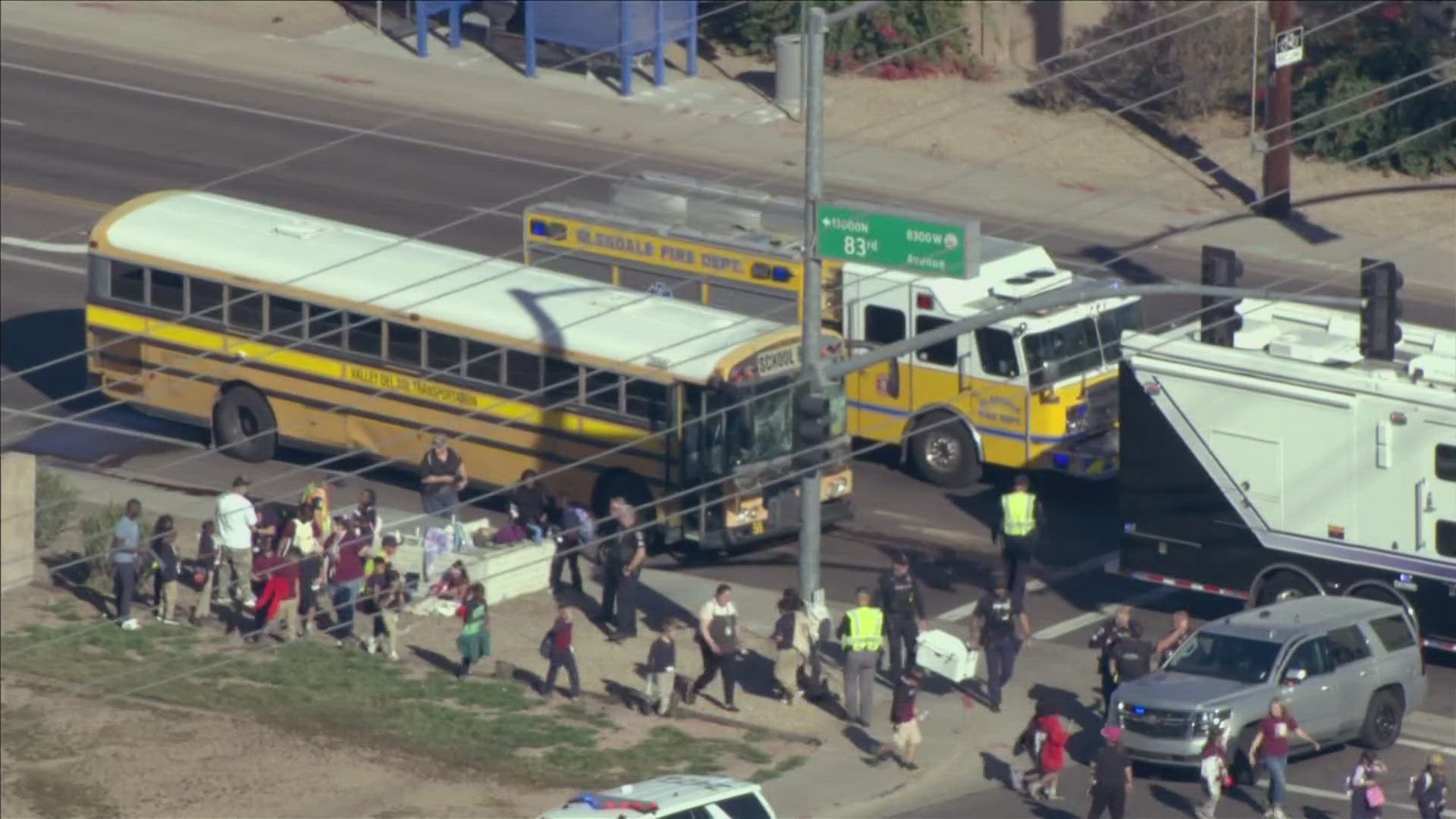 School buses involved in West Valley crash | 12news.com