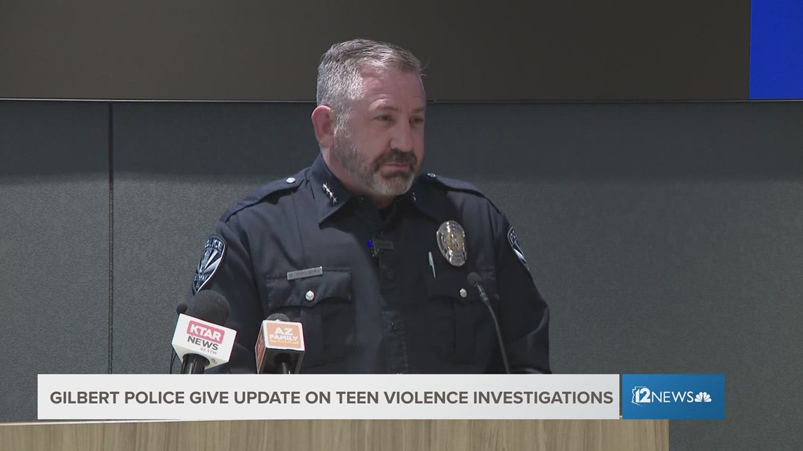 Gilbert police chief gives update on teen violence investigations ...