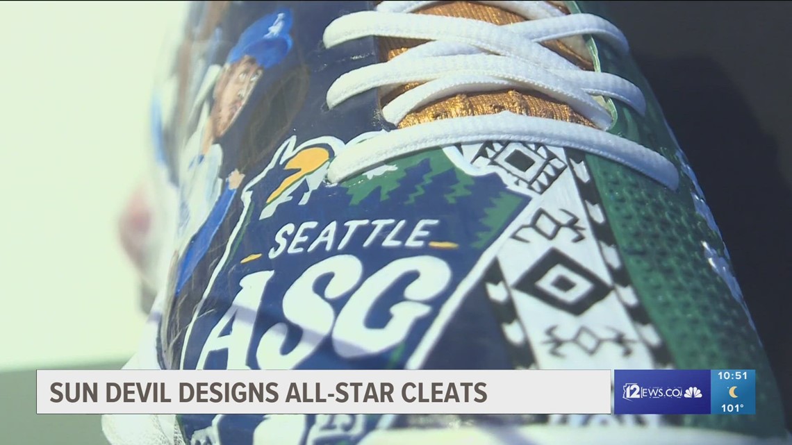 Sun Devil artist gets custom-designed cleats at MLB All-Star Game ...