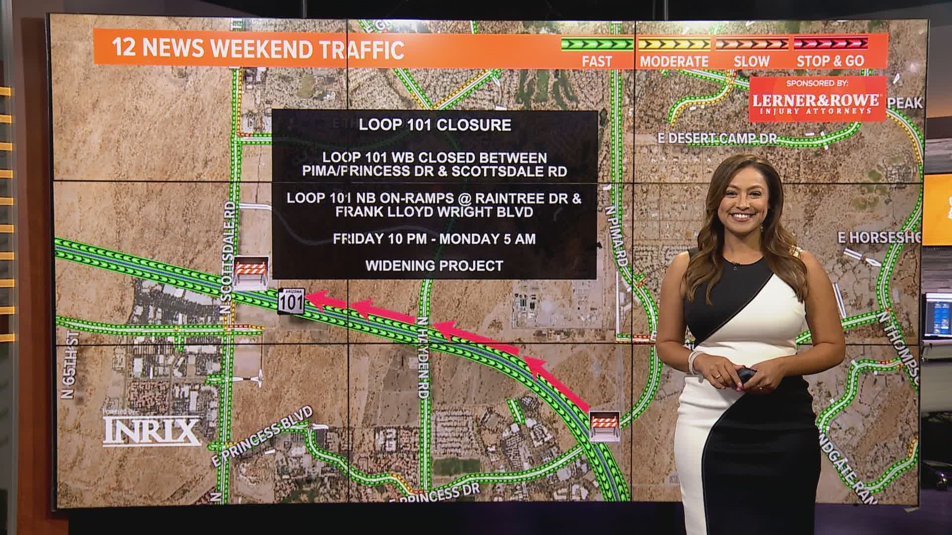 Phoenix weekend traffic report for Aug. 20 - Aug. 23 | 12news.com