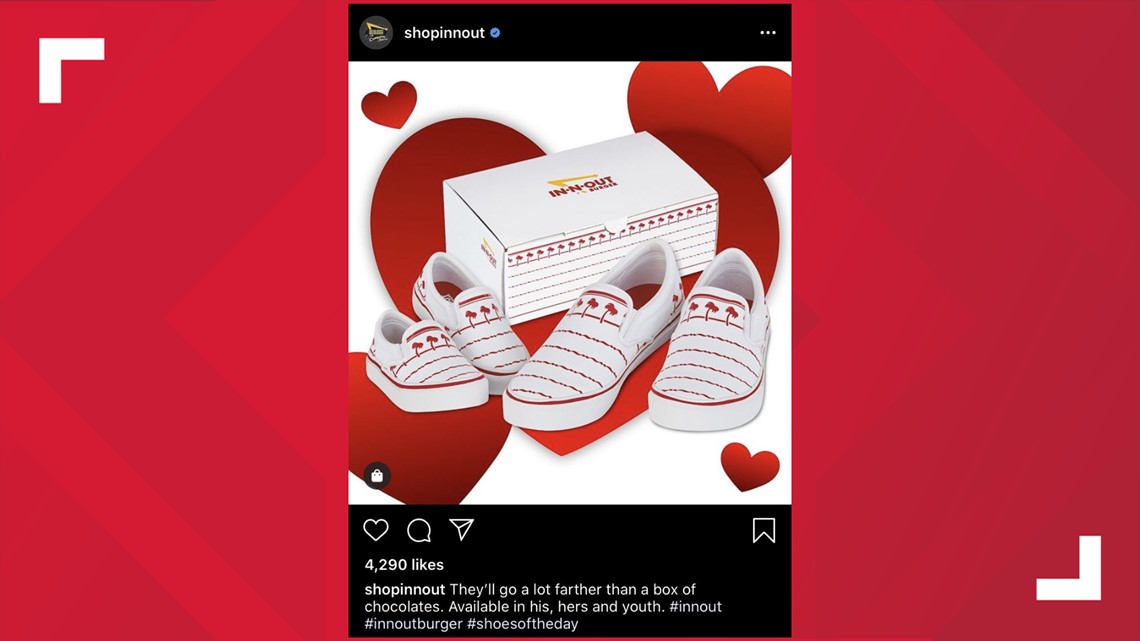 In-N-Out introduces palm tree design shoes | 12news.com