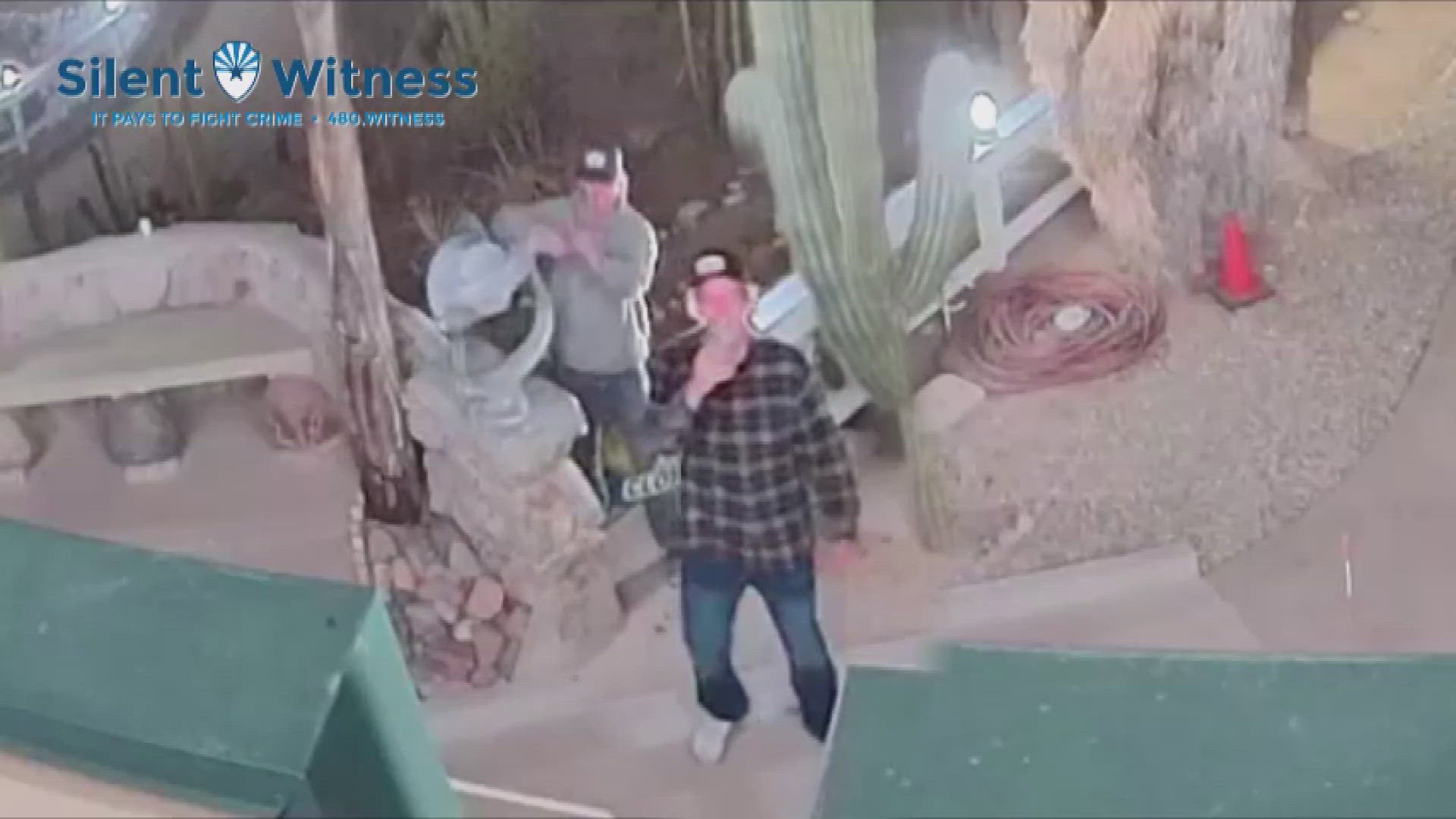 2 men broke into Tovrea Castle. Police are now offering $1,000 for info leading to an arrest ...