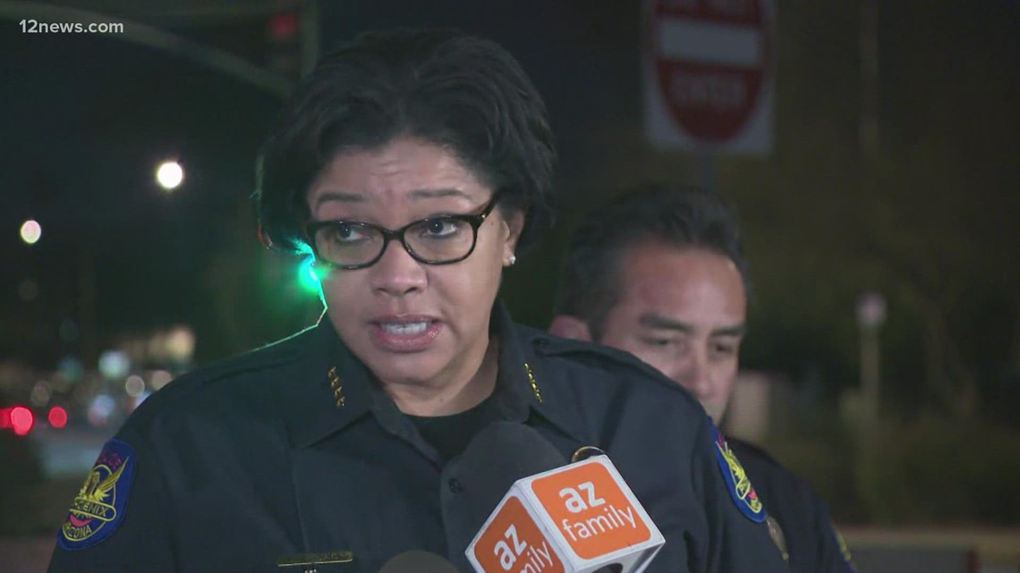 Phoenix police Chief Jeri Williams gives update on officer shot early ...