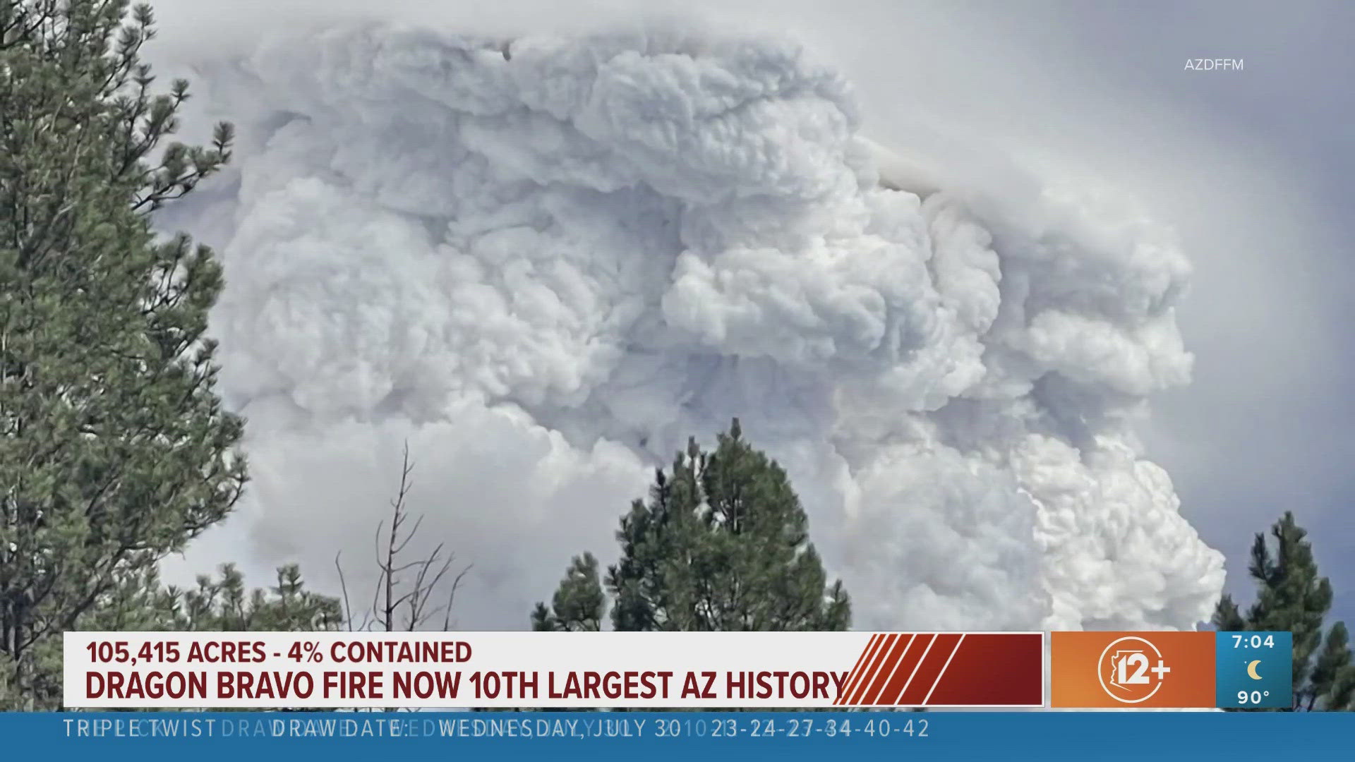 Wildfire near Alpine, Arizona, prompts SET evacuation status | 12news.com