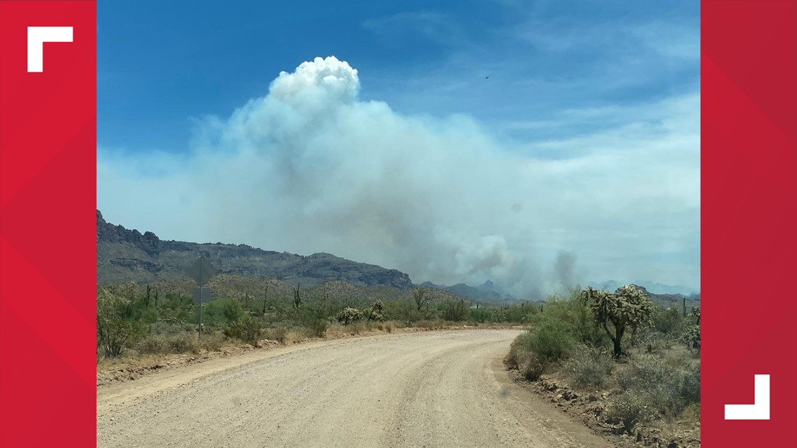 Sawtooth Fire burning 24,600 acres in Superstition Wilderness | 12news.com