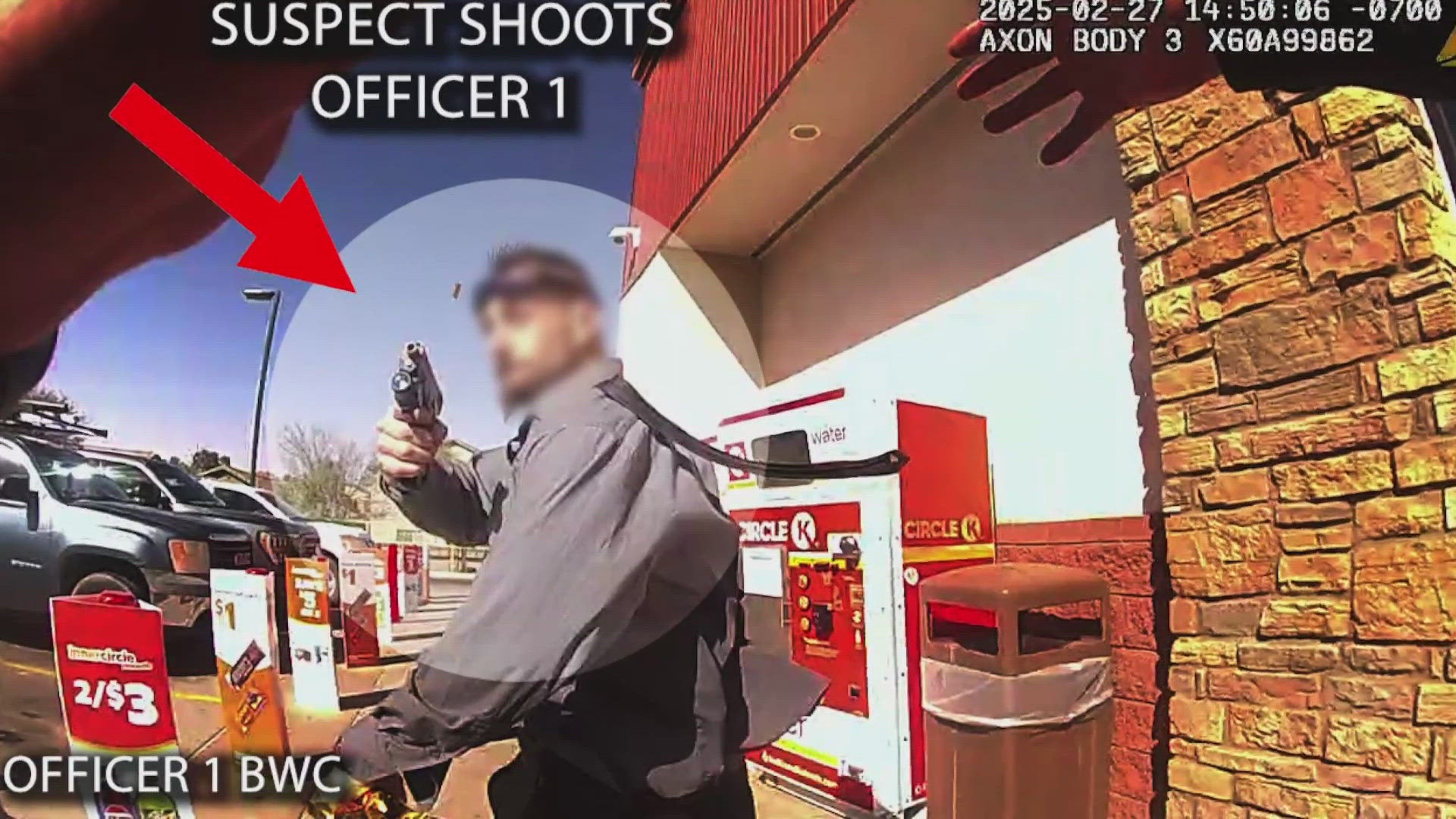 Suspect shot officer multiple times before being killed by police ...