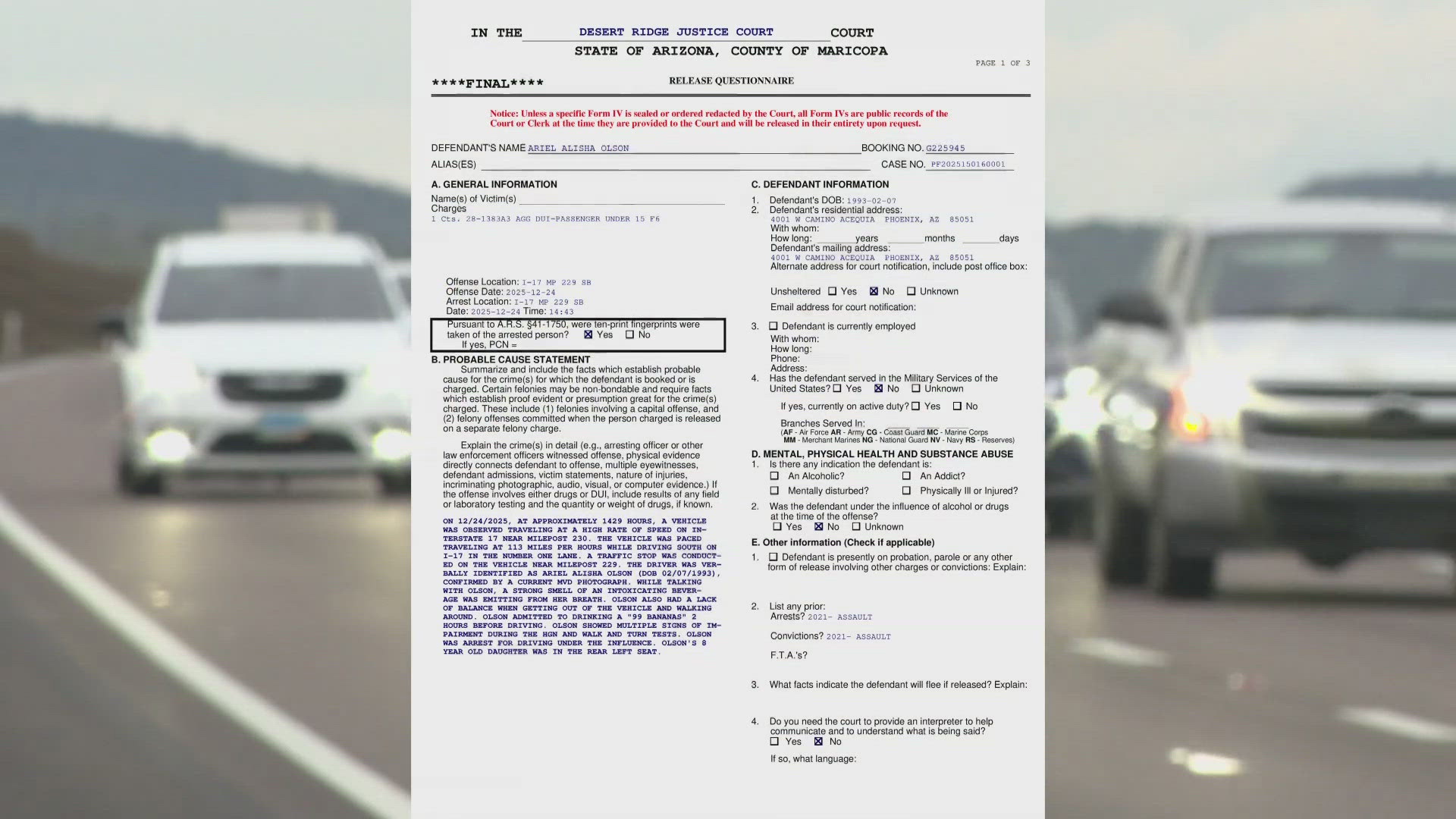 Man hit and killed by vehicle in west Phoenix, impairment a factor ...